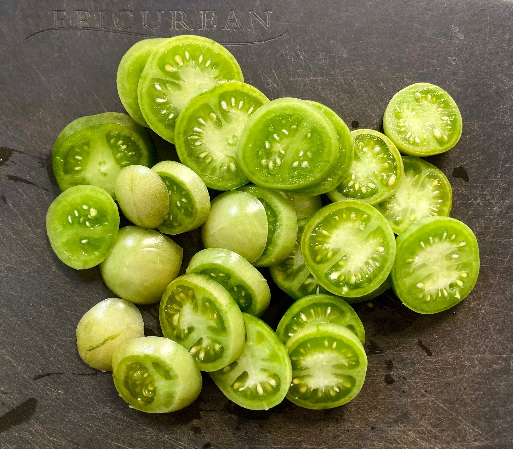 Pickled Green Tomatoes – Nine by Eighteen